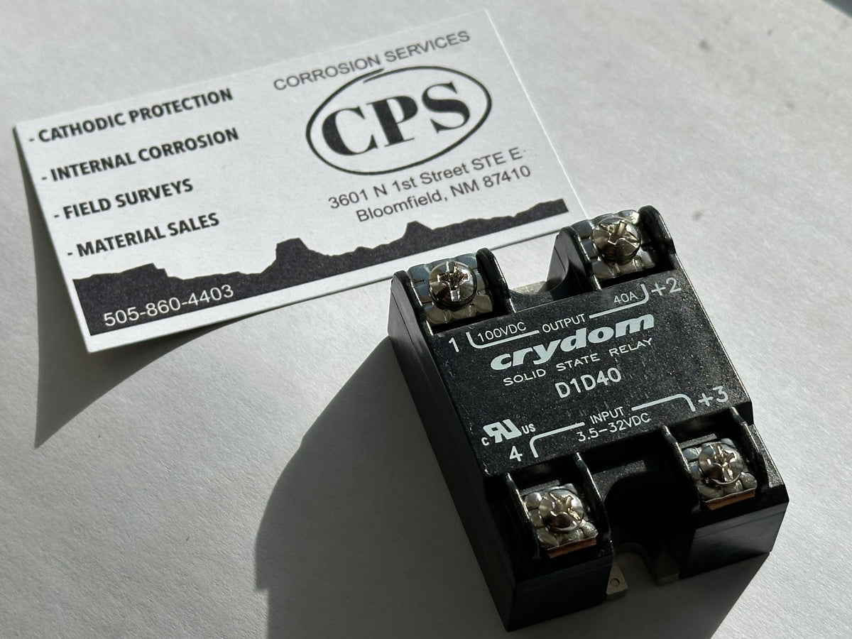 D1D40 Crydom Solid State Relay, 100V 40A – Cathodic Protection Supply ...