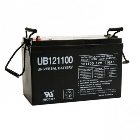 UNIVERSAL POWER UB121100 (GROUP 30H) 12 VOLT, 110 AH AGM BATTERY ...